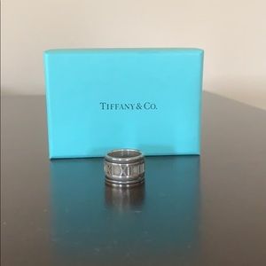 Tiffany & Co. | Jewelry | Tiffany Co Size 45 Atlas Ring Sterling Silver ...